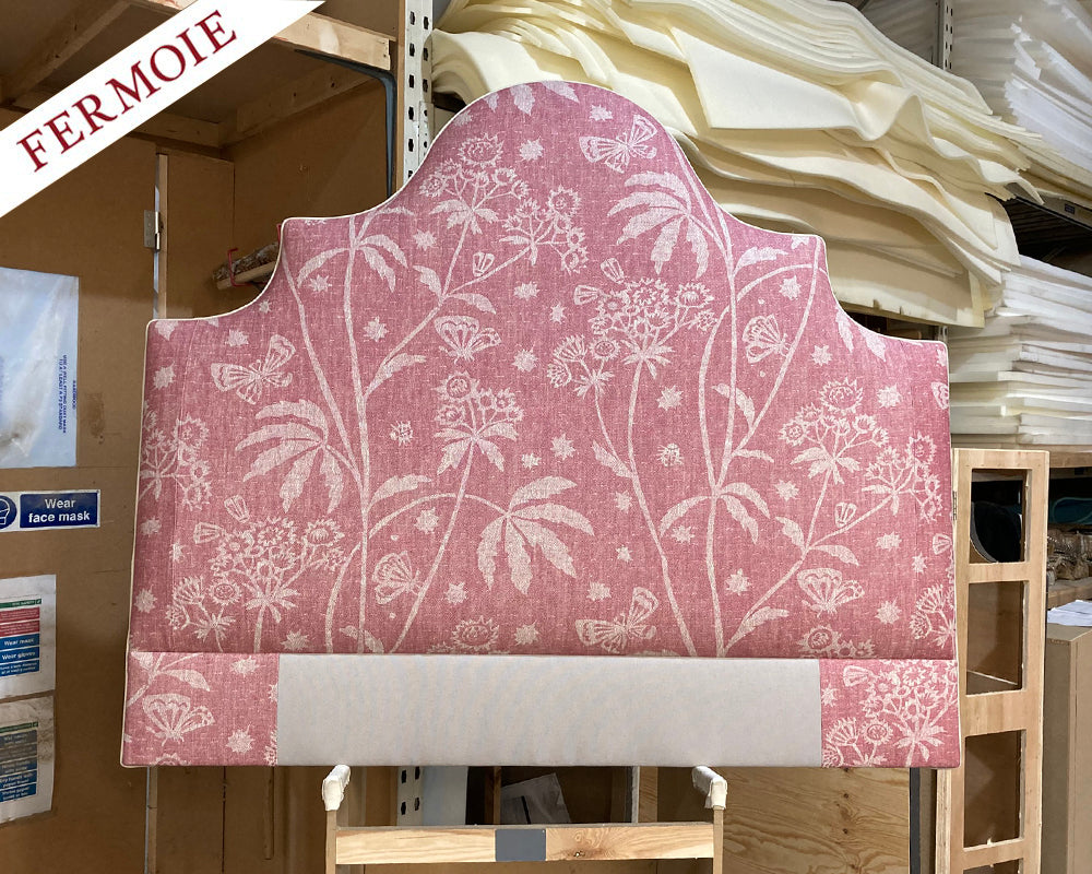 Kingsize Samson Headboard Fermoie Astrea 002 Pink | DROPbyTHW