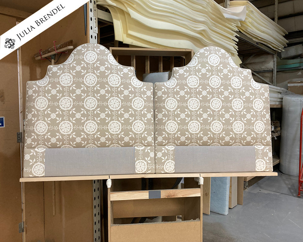 Twin Single Samson Headboards Julia Brendel Pallavi Sandstone | DROPbyTHW